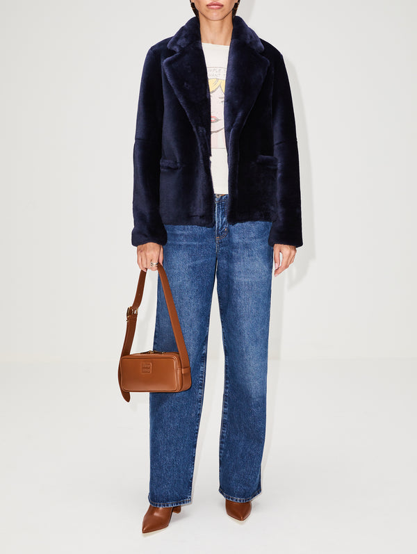 Fur Out Shearling Jacket | SUSAN BENDER | elysewalker