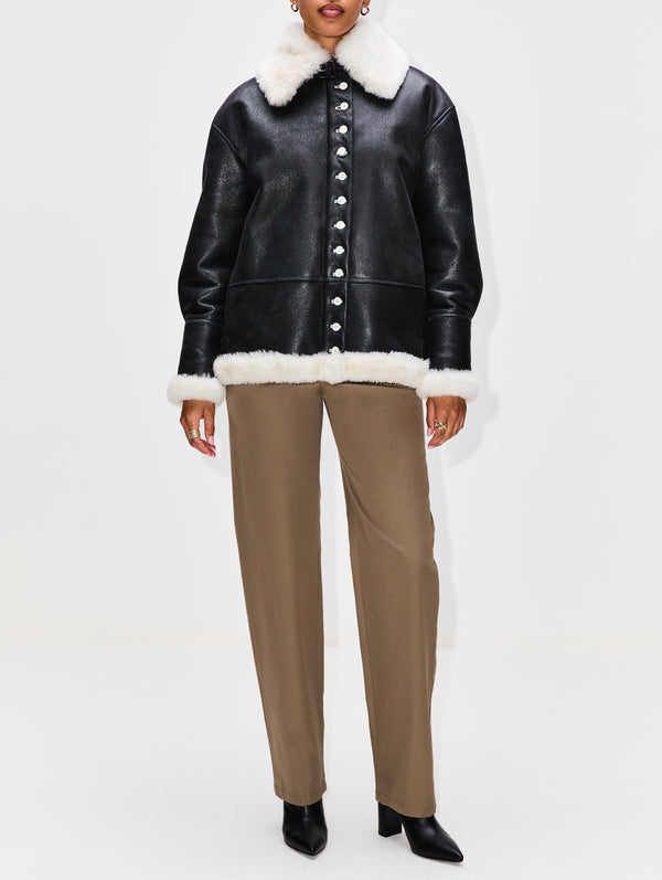 Shearling Jacket | LOEWE | elysewalker