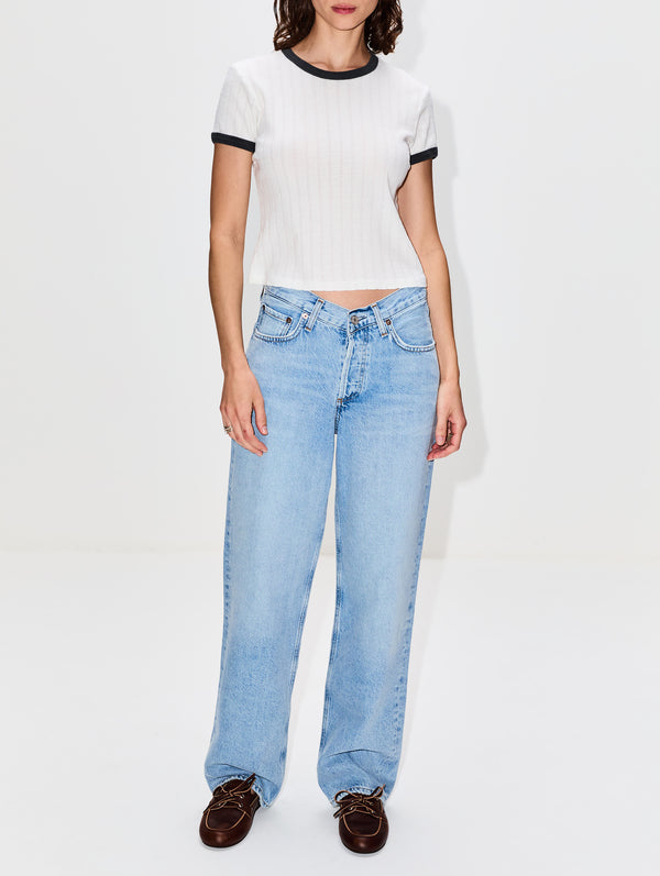 V-Waist Baggy Jean | AGOLDE | elysewalker