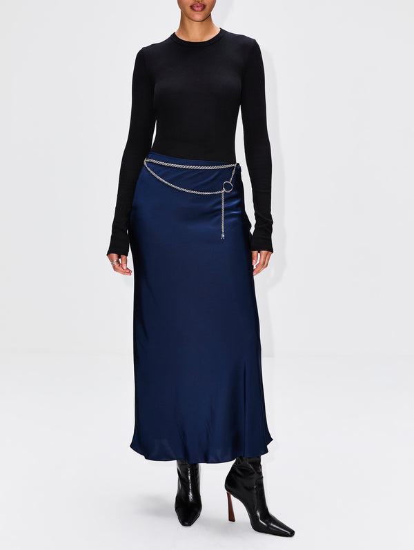 Jupe Nightie Chain Skirt | RABANNE | elysewalker