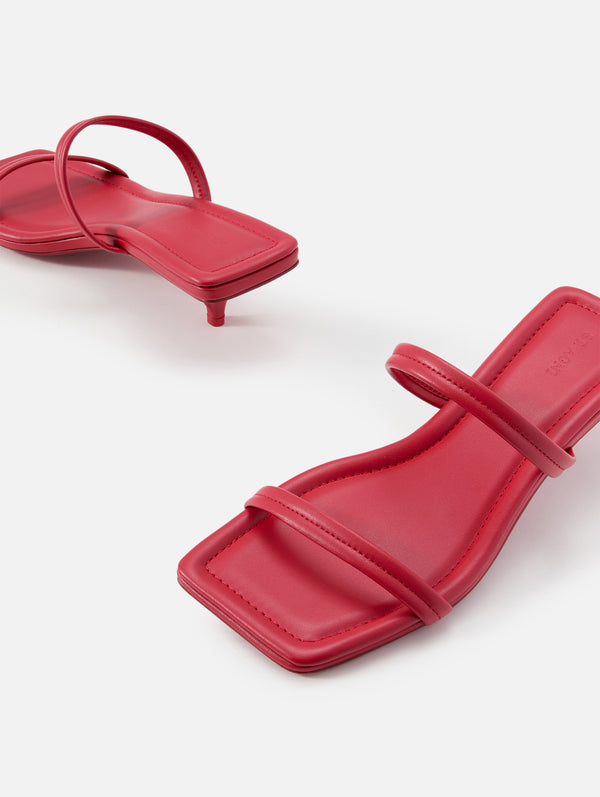 Fine Strap Kitten Heel | ST AGNI | elysewalker