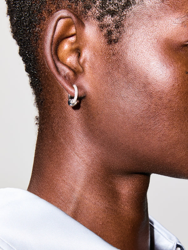 Mini Earring Piercing Diamonds Ball | RAINBOW K JEWELRY | elysewalker