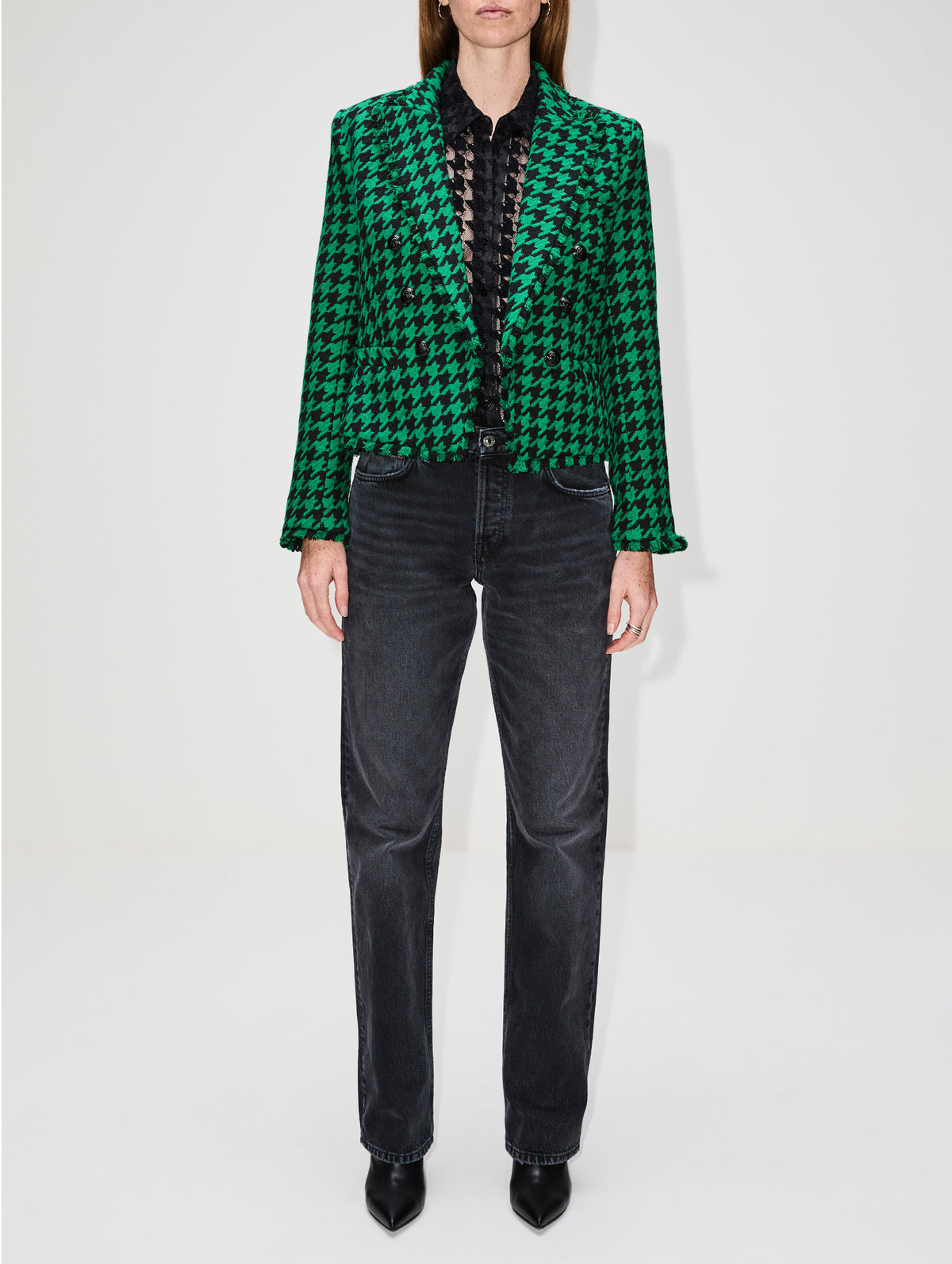 Brooke Fringe Blazer | L'AGENCE | elysewalker