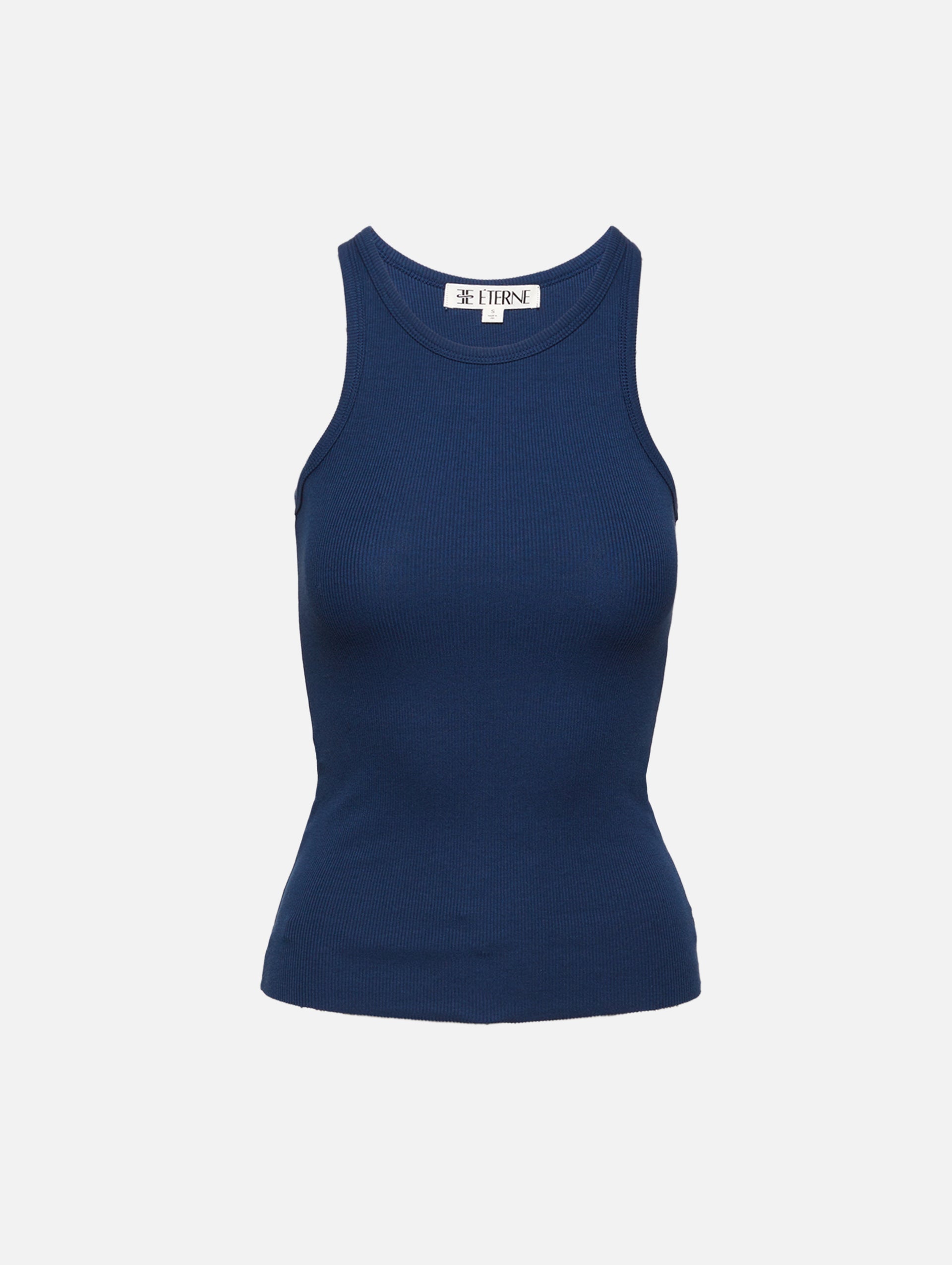 High Neck Fitted Tank | ÉTERNE | elysewalker
