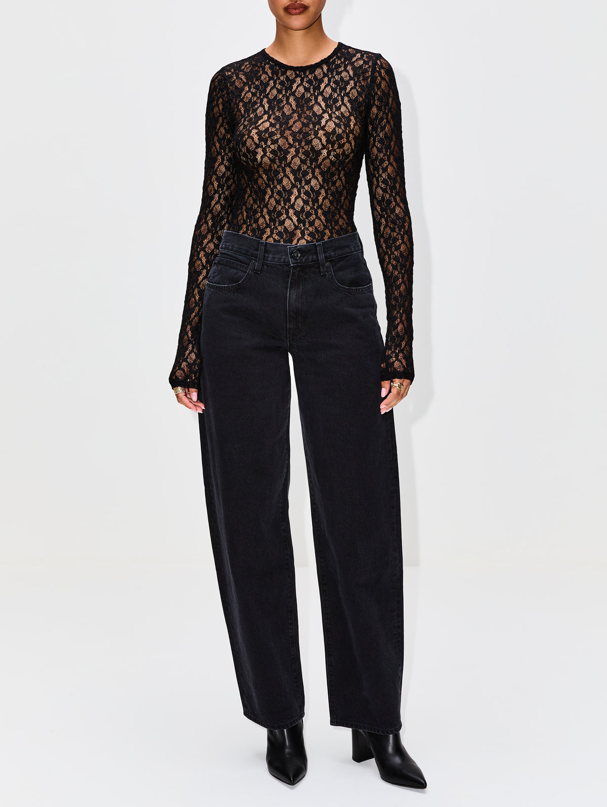 Mesh Lace Top | FRAME | elysewalker