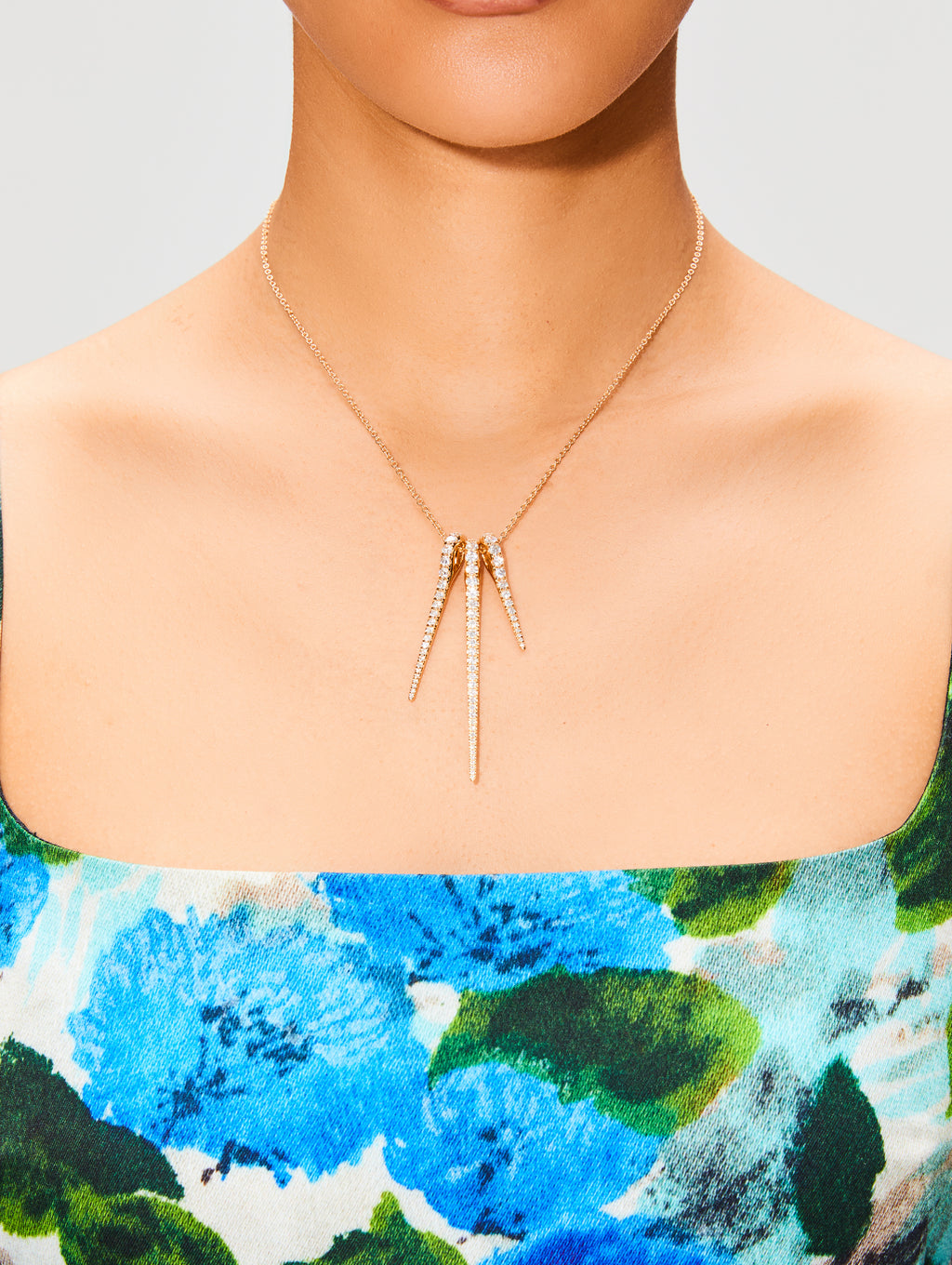 Lola Needle Necklace | MELISSA KAYE | elysewalker