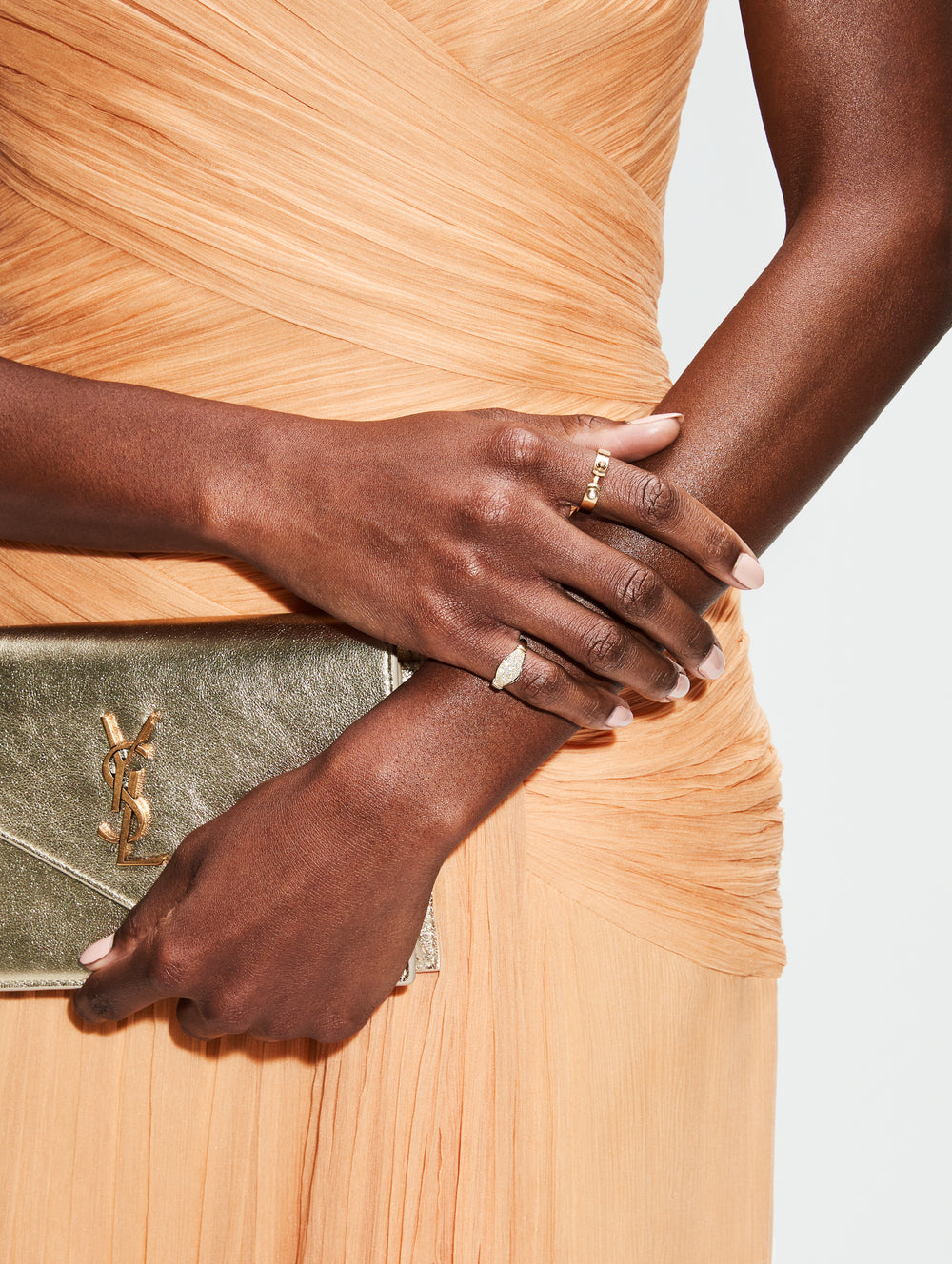 Maia Full Pave Pinky Ring | RENVI | elysewalker